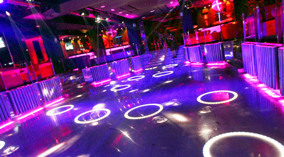 Interior de la discoteca Alcalá 20, que ha reabierto sus puertas bajo ...