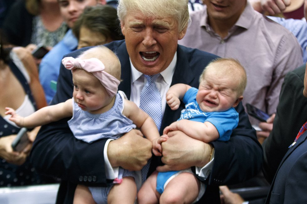 Fotos: Trump y Clinton, sus mejores imágenes de la campaña electoral ...