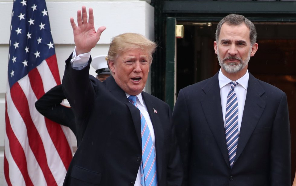 Fotos: Donald Trump recibe a los Reyes en la Casa Blanca, en imágenes ...