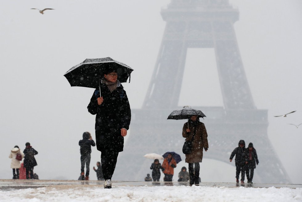 Fotos: París se cubre de nieve | Actualidad | EL PAÍS