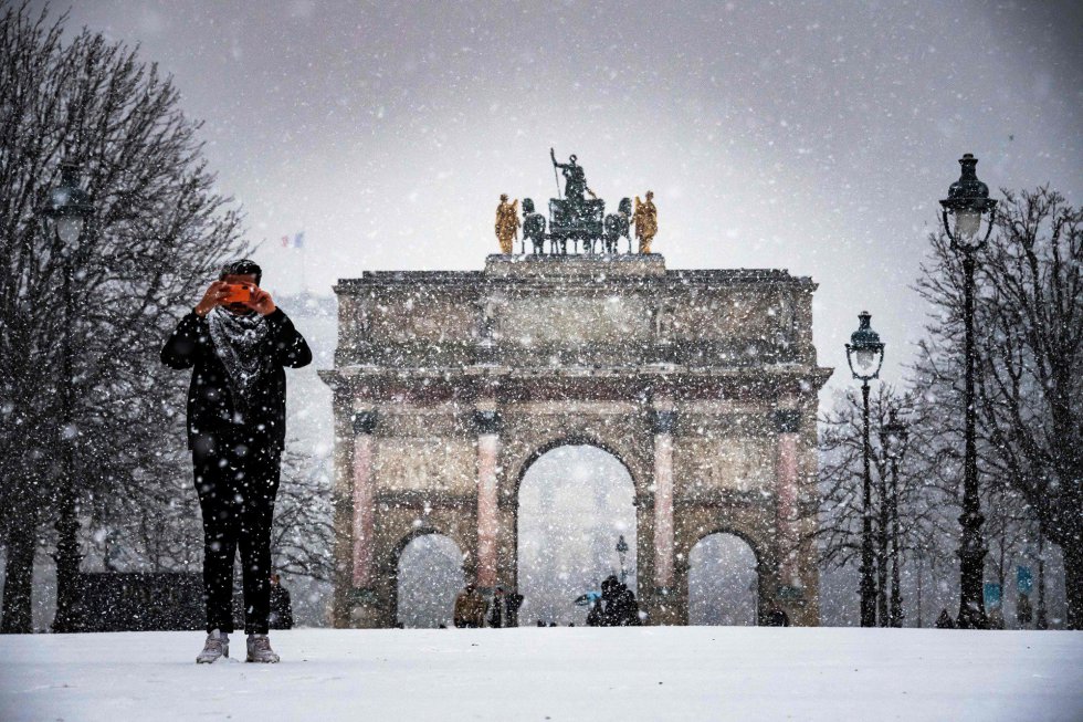 Fotos: París se cubre de nieve | Actualidad | EL PAÍS
