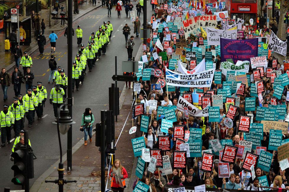 Fotos: Protesta estudiantil en Reino Unido | Internacional | EL PAÍS